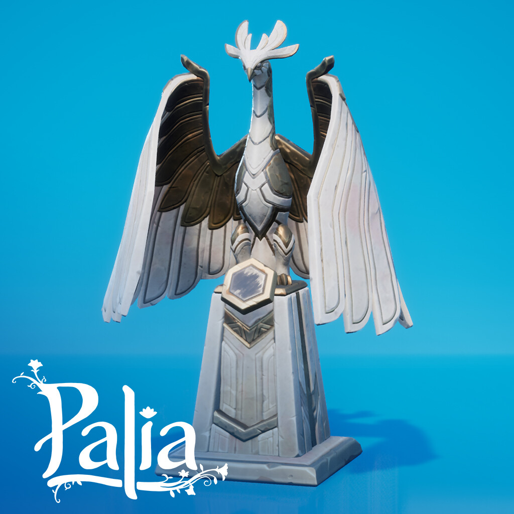 ArtStation - Palia - Phoenix Statue