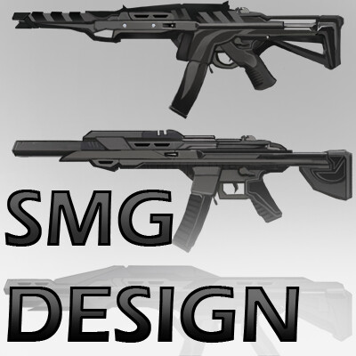 ArtStation - SMG Gun - Design Variations