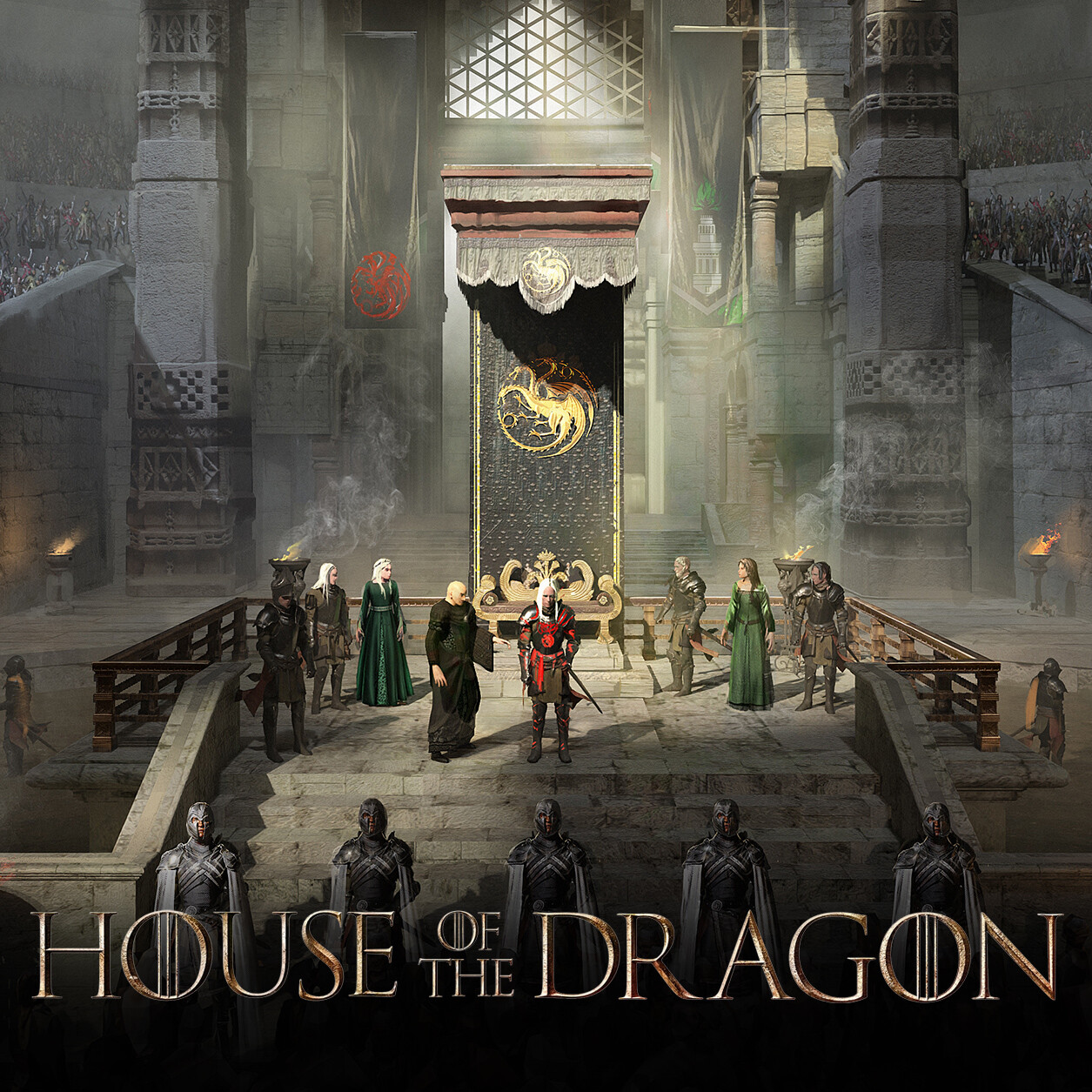 ArtStation - Dragonpit Coronation and Interior