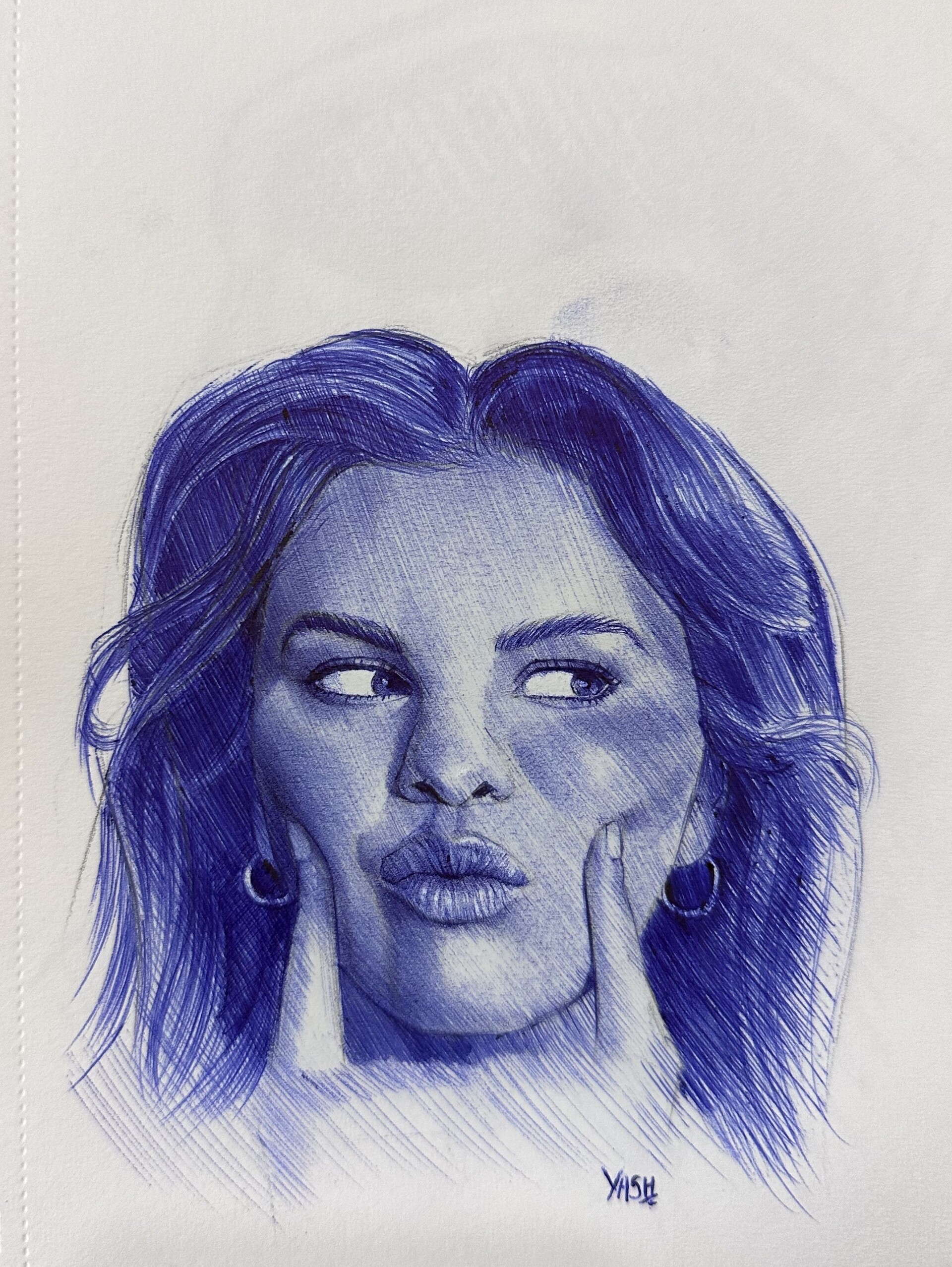 ArtStation - Blue Pen portraits