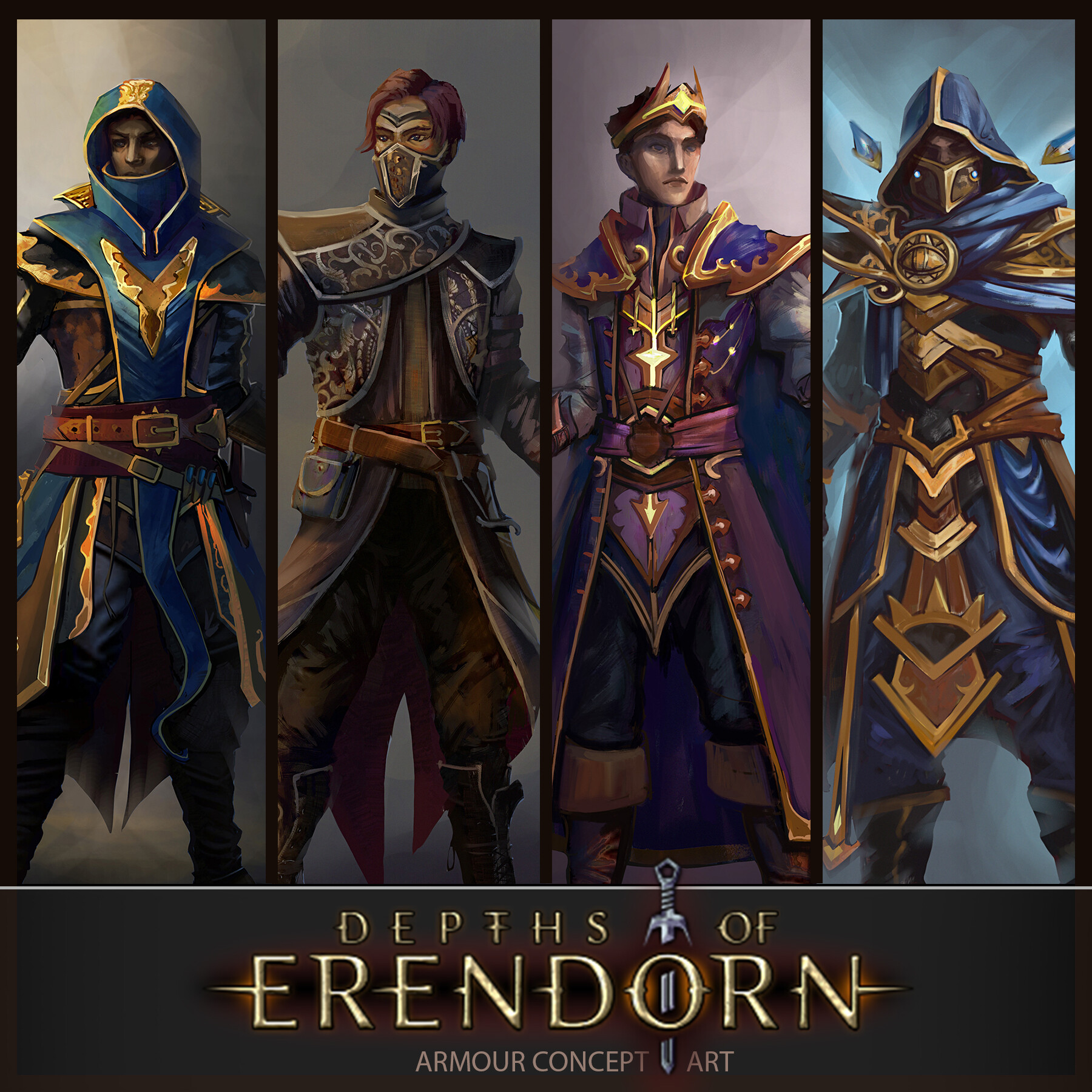 ArtStation - Armor sets and character concept art