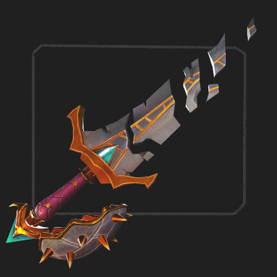 ArtStation - World of warcraft shattered sword + VFX - Fan Art