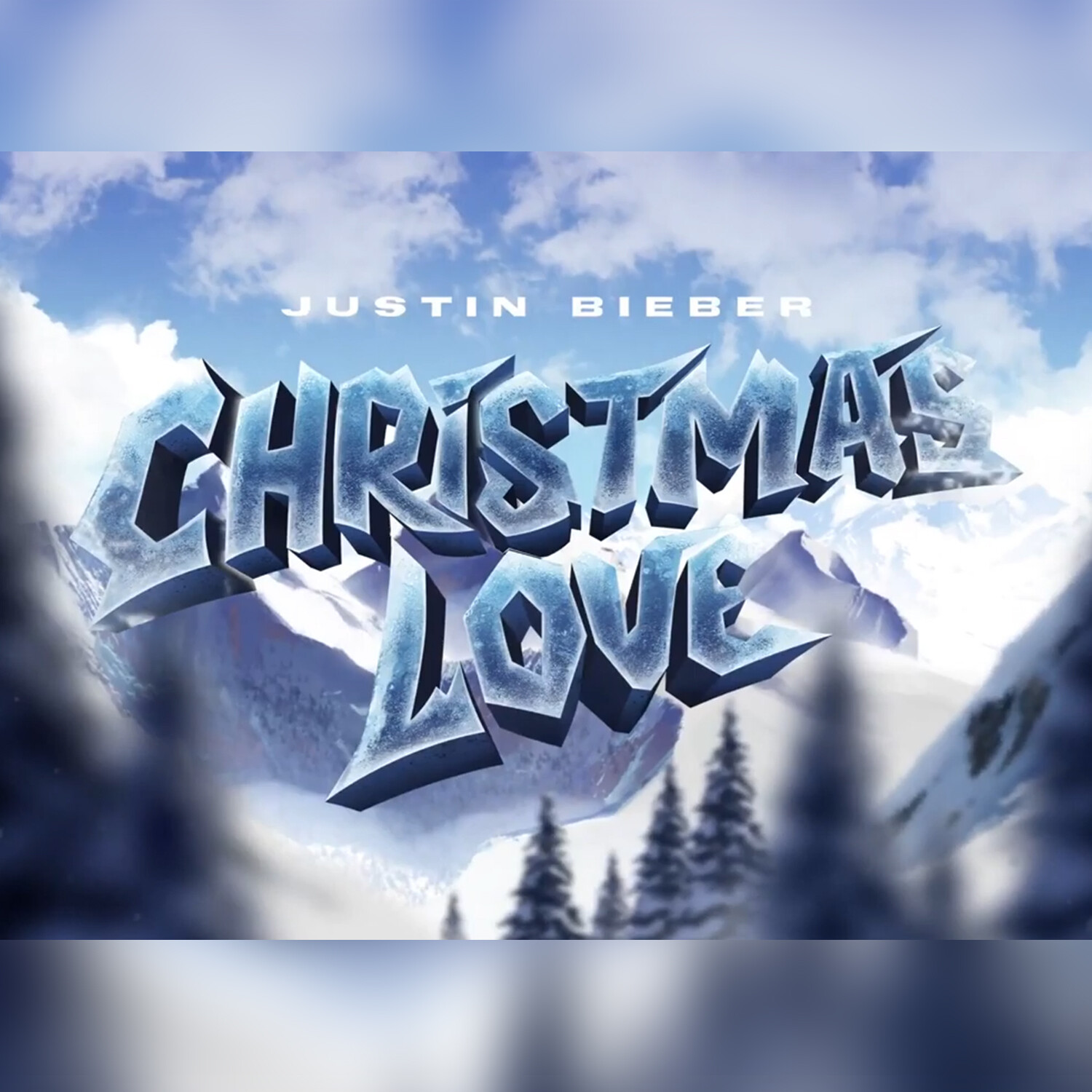 ArtStation - Justin Bieber - Christmas love - Background and lettering art