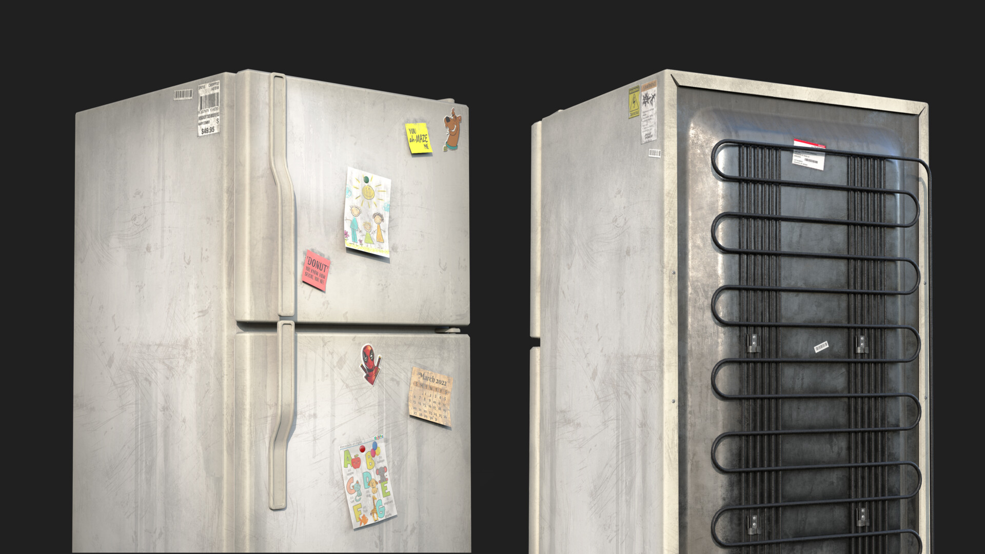 ArtStation - S6 Props - Fridge