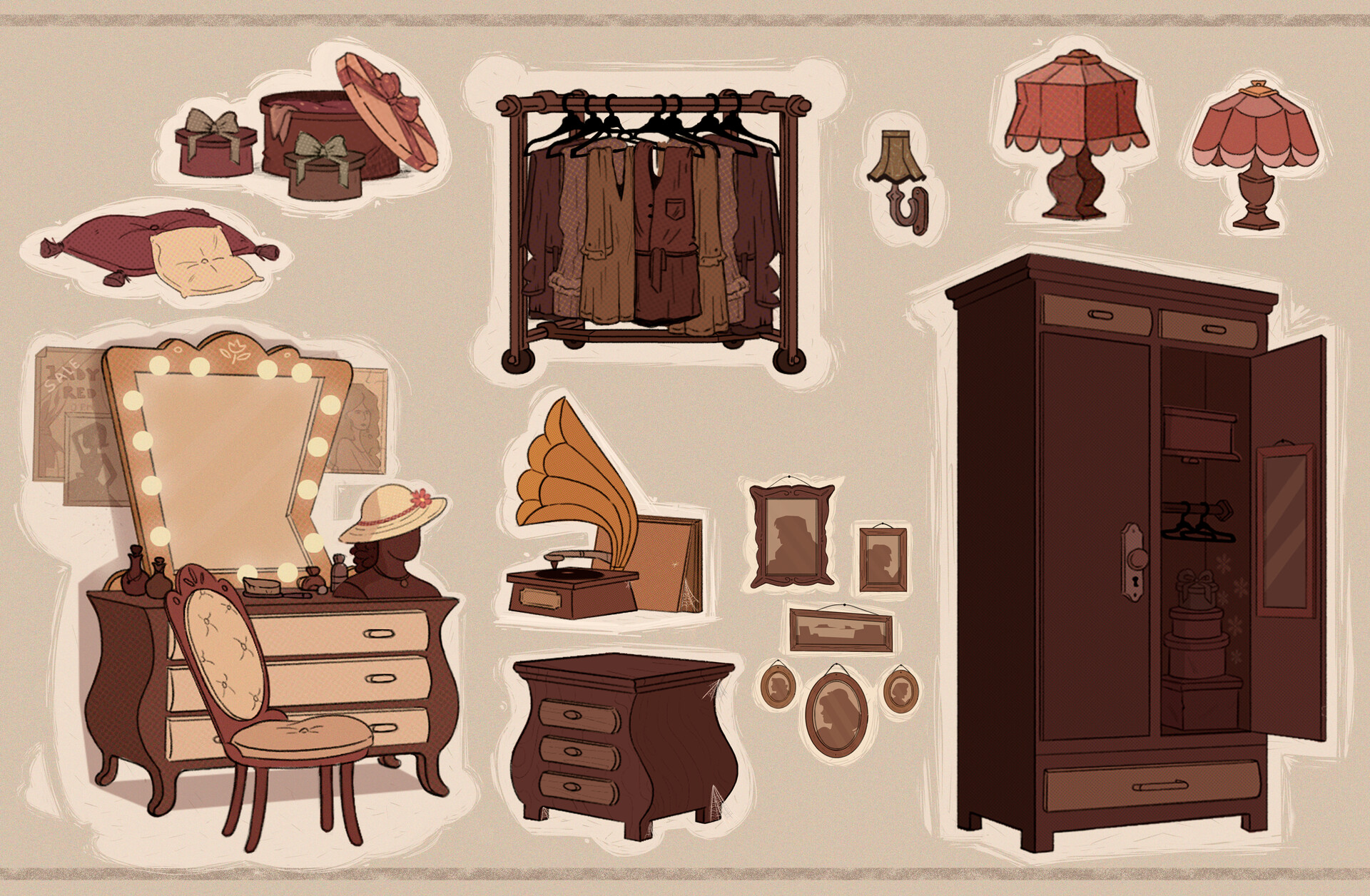 ArtStation - Dressing room