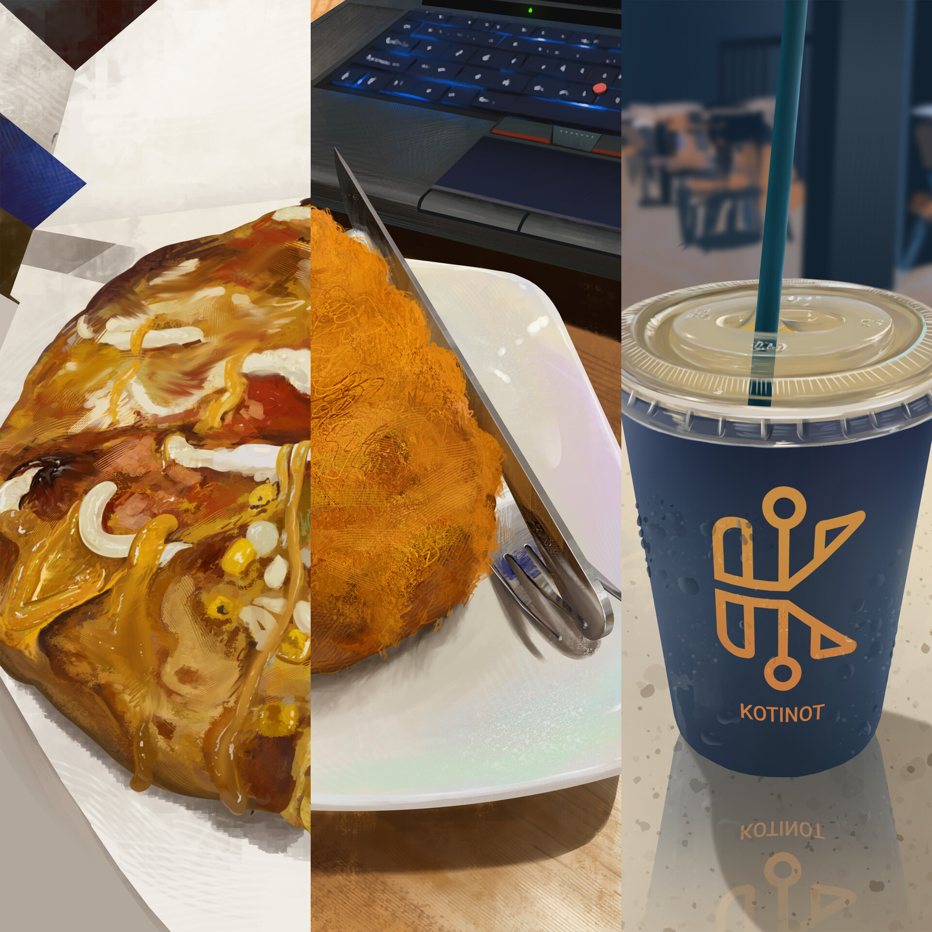 ArtStation - Vuth_Food Illustration