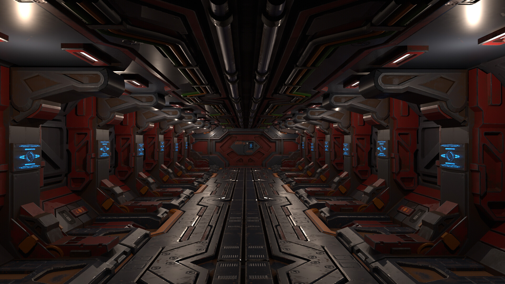 ArtStation - Sci-Fi corridor