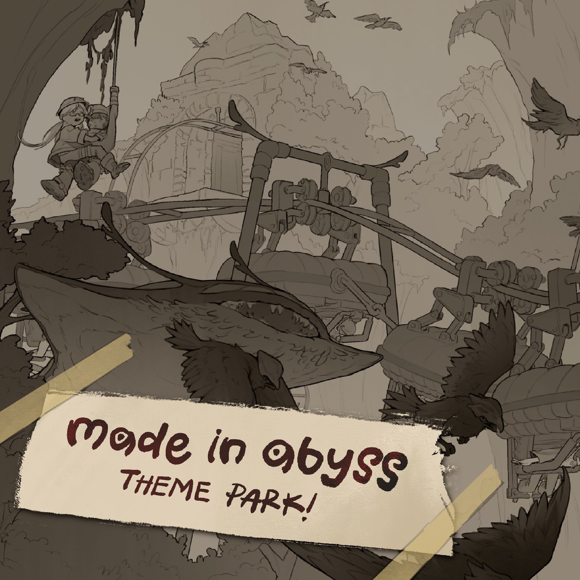 ArtStation - Made in Abyss Theme Park!