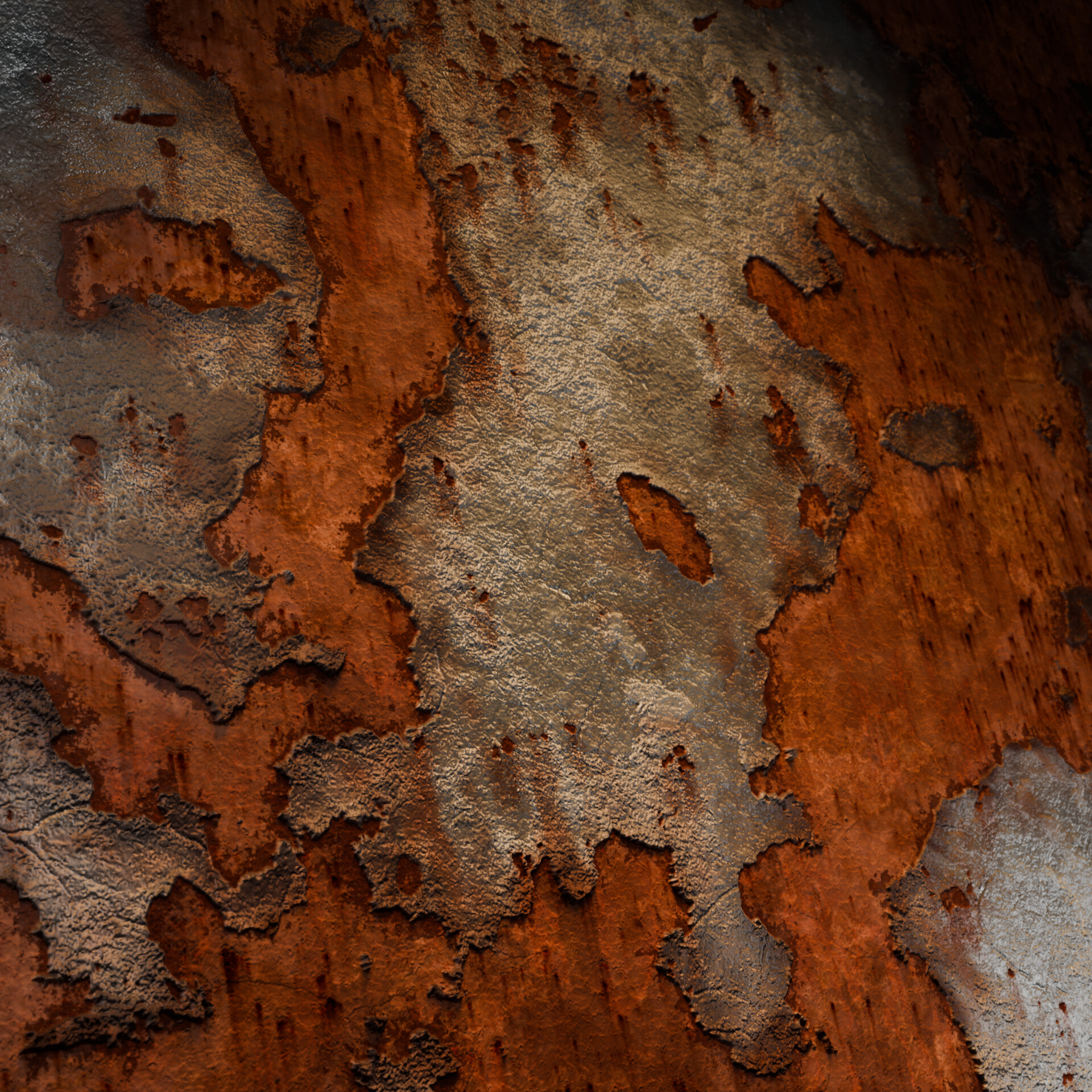 ArtStation - Rusty Metal Material