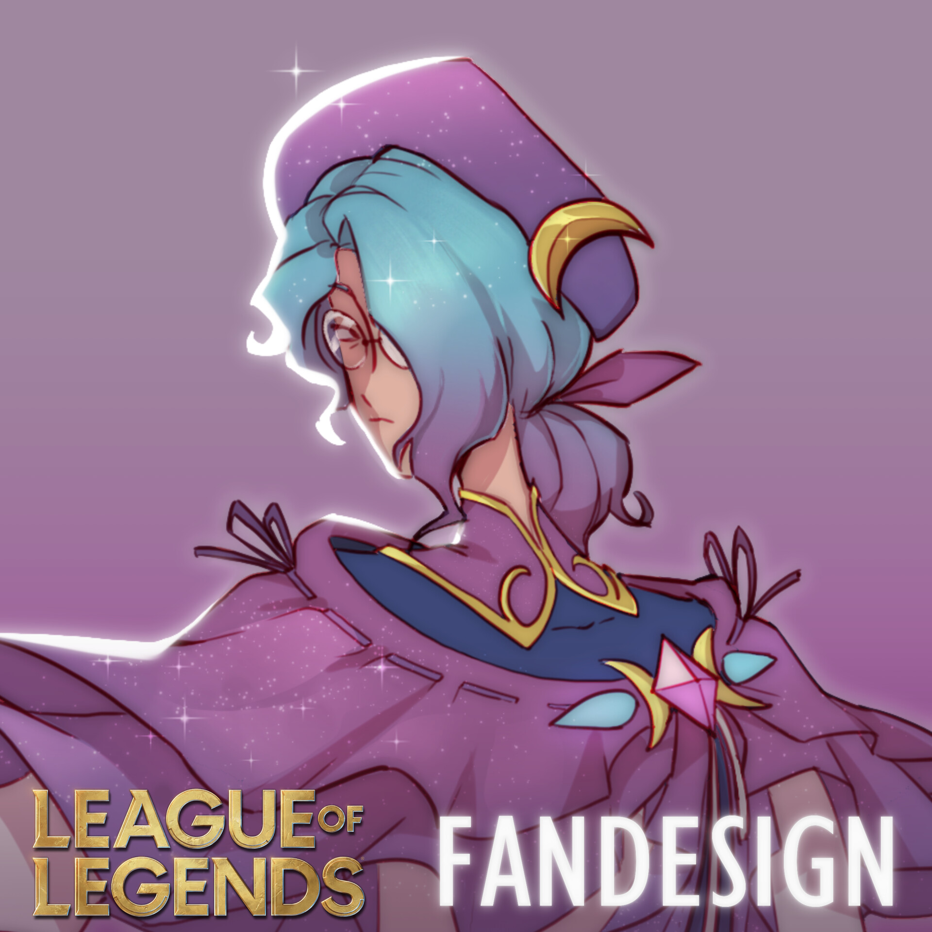 ArtStation - League of Legends - Hwei Star Guardian fandesign