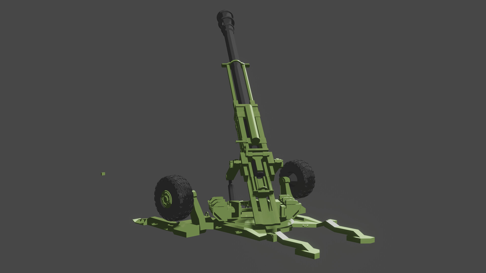 ArtStation - Sci Fi 155mm Howitzer