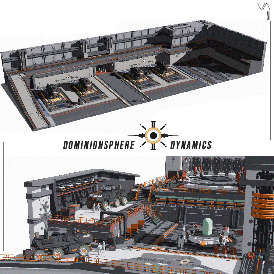 ArtStation - Sci-fi base