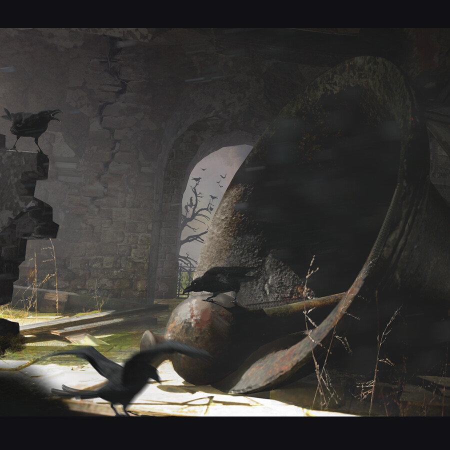 ArtStation - Crows in the bell tower| PH + UE