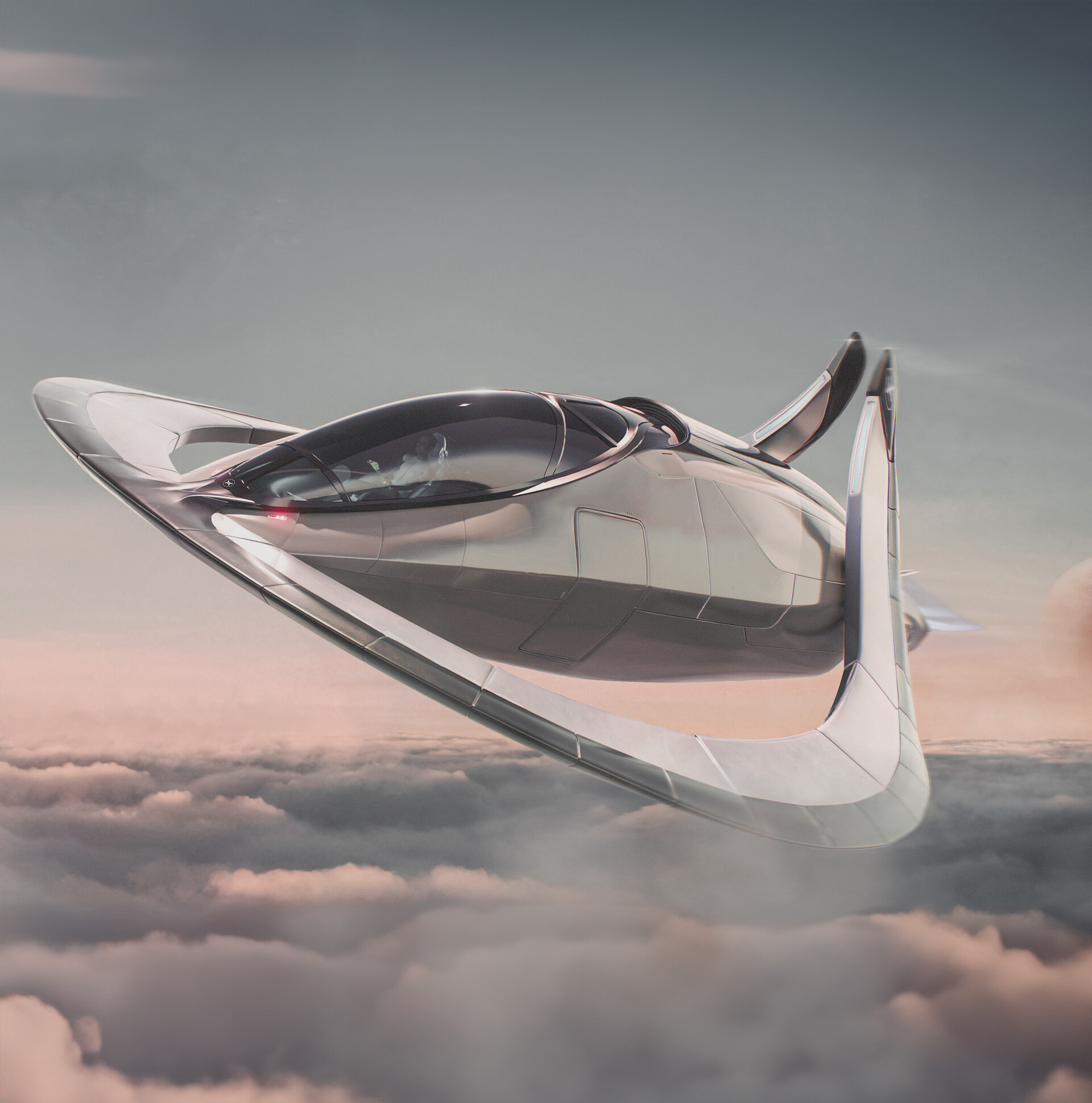 ArtStation - LUNA ONE SPACESHIP DESIGN