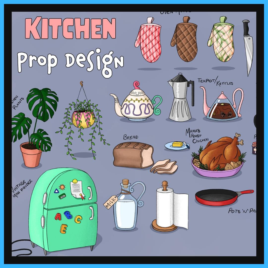 ArtStation - Vintage Kitchen Prop Design