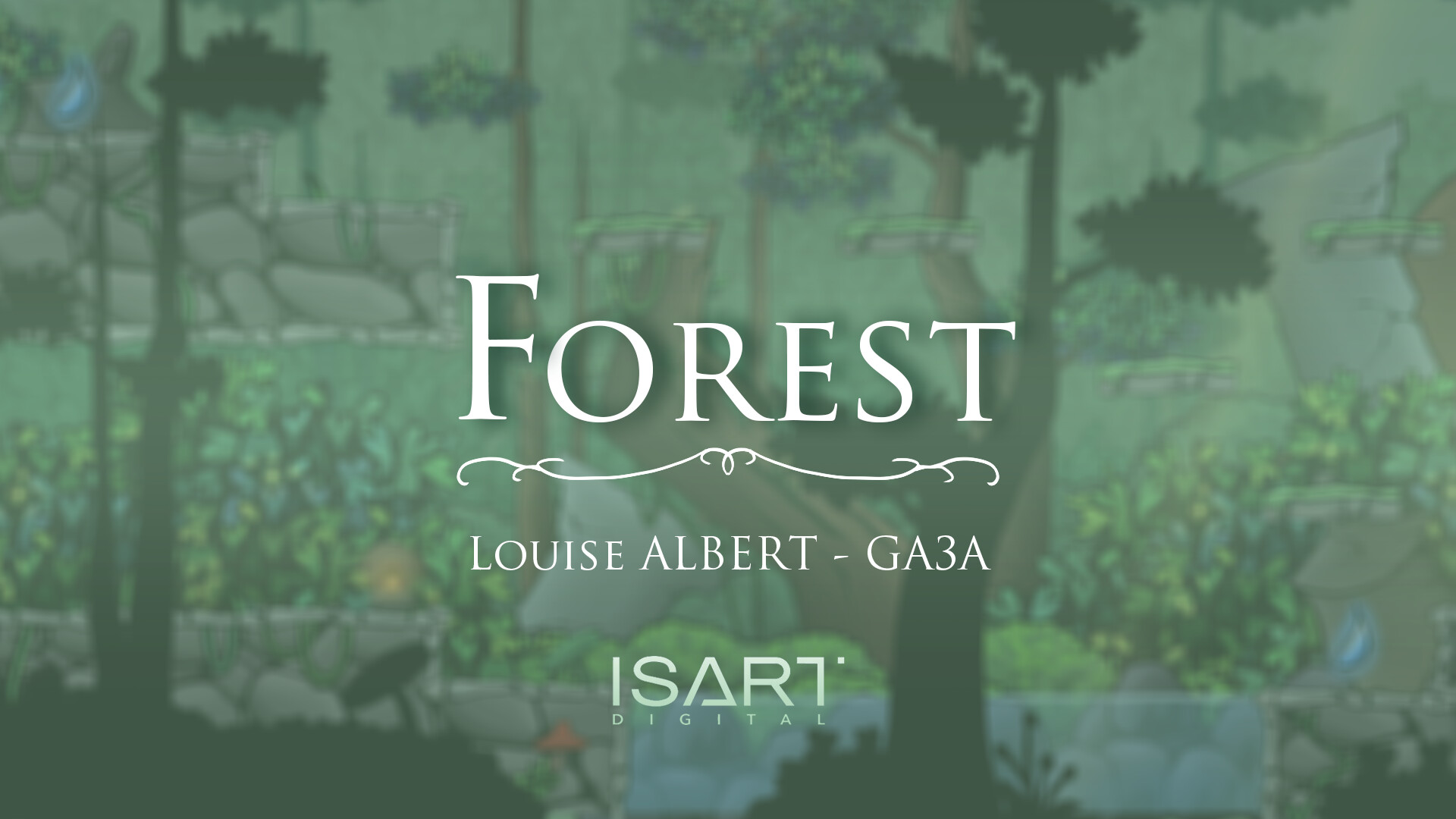 ArtStation - Forest 2D Sideview Environment