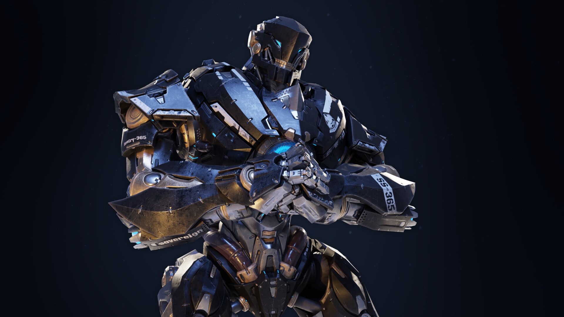 ArtStation - Mecha _ Sovereign Sentry