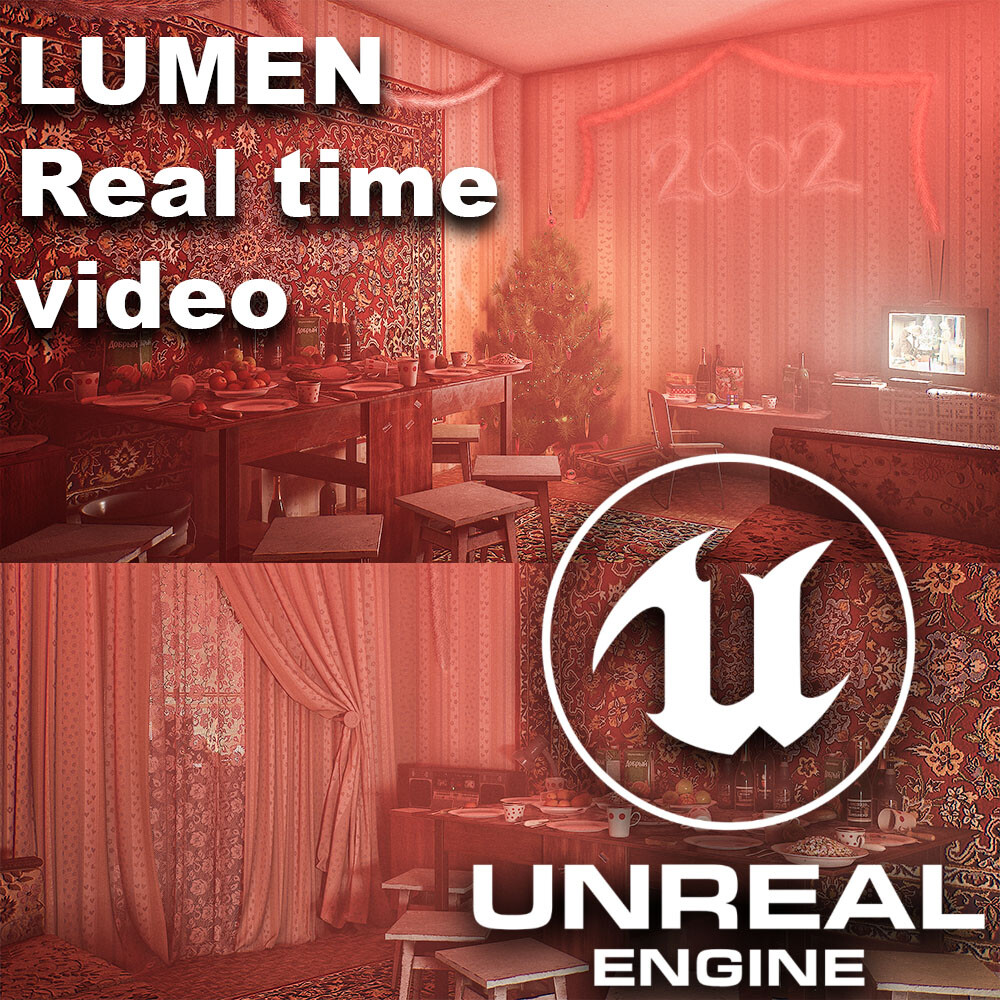 ArtStation - Unreal Engine 5.3 Russian New Year real-time Video