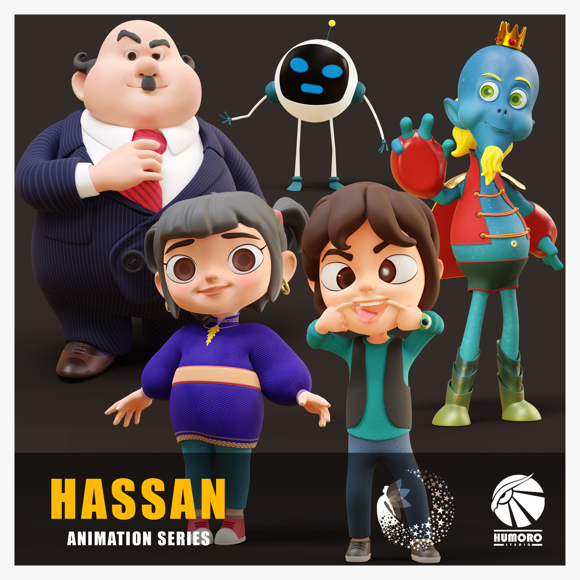 ArtStation - Hassan animation demo characters