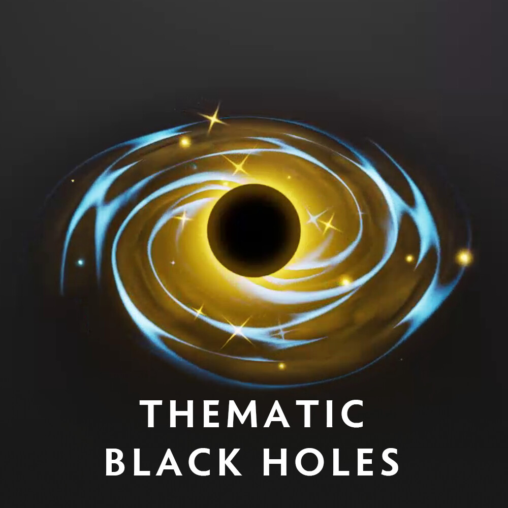 ArtStation - Stylized Black Holes