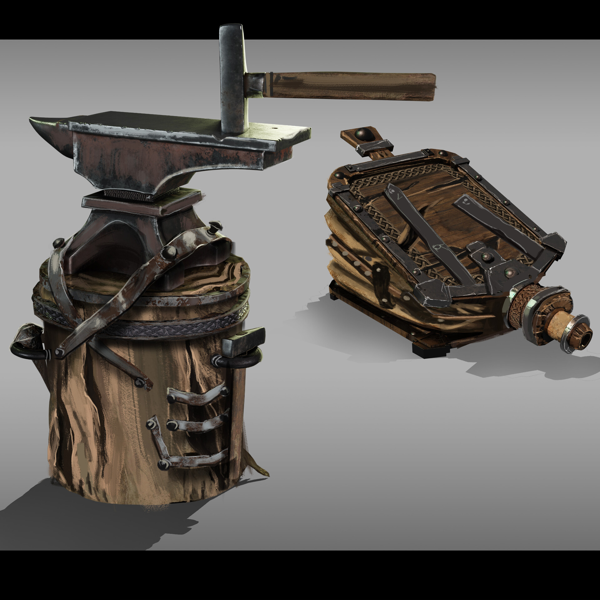 ArtStation - Viking blacksmith