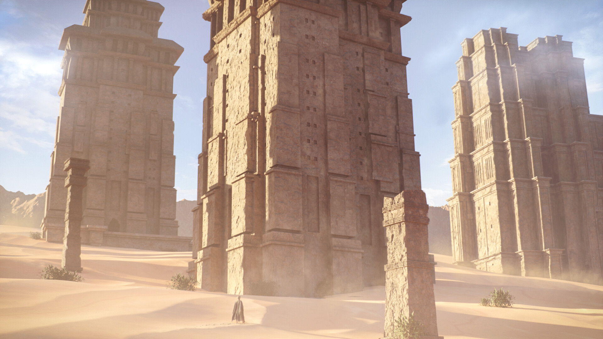 ArtStation - Desert Temple