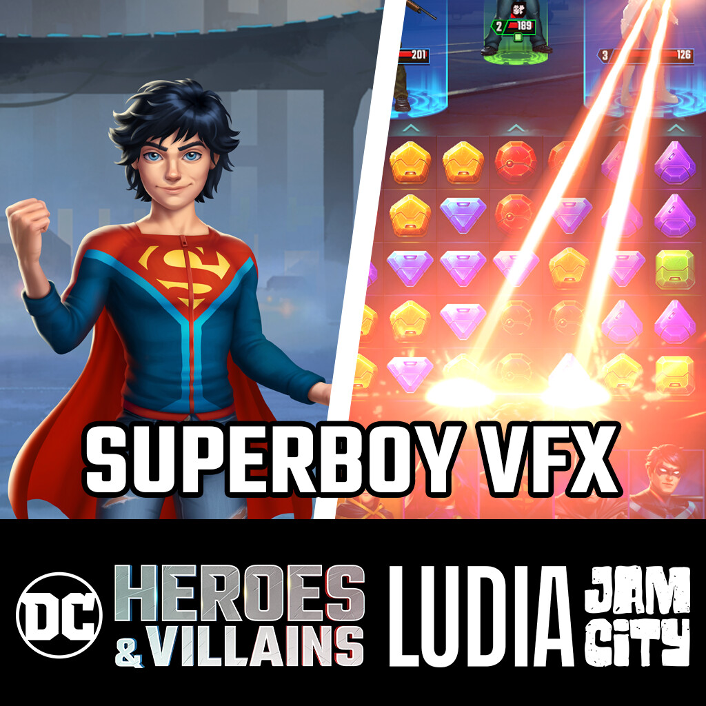 ArtStation - DC Heroes and Villains - Superboy VFX