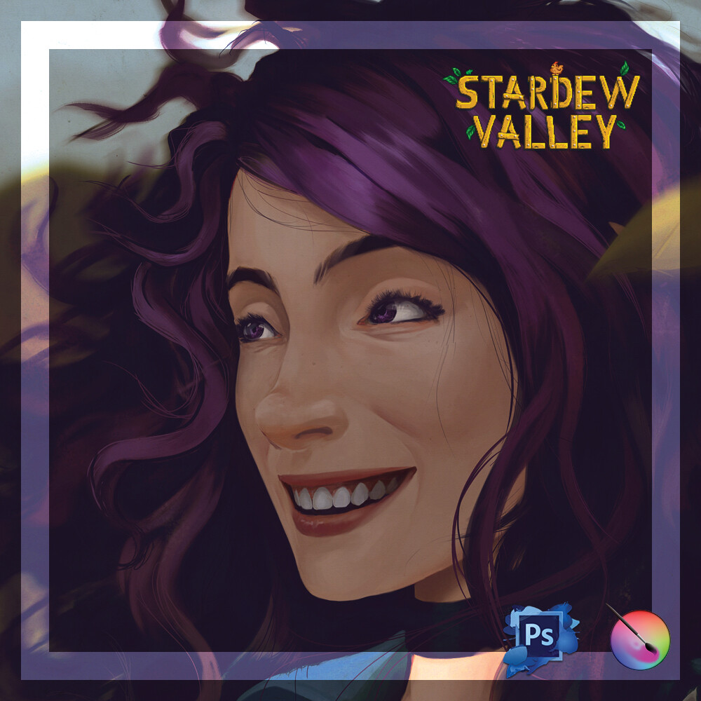 ArtStation - Abigail - Fan Art (Stardew Valley)