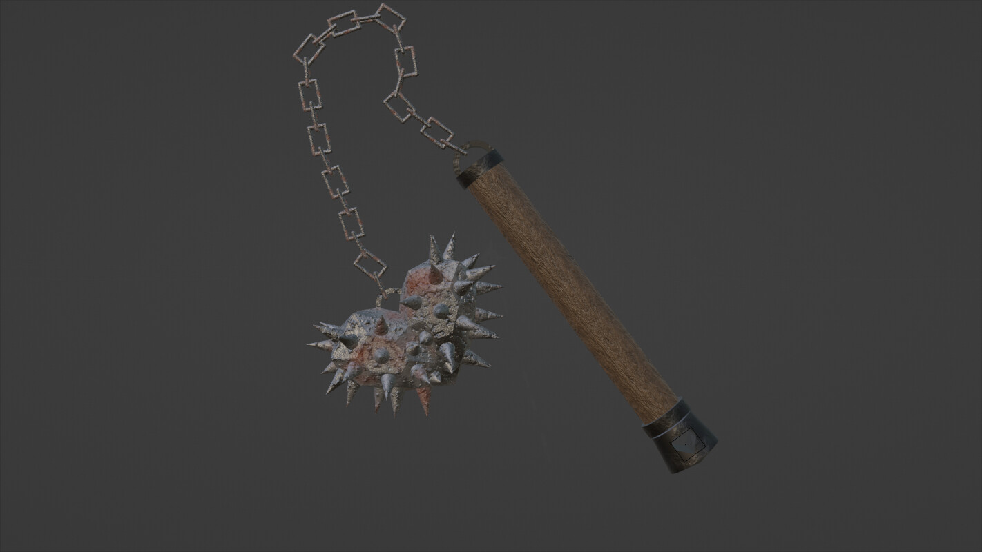 ArtStation - Mace of Hearts 3D Model