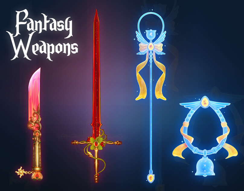 ArtStation - Fantasy Weapons