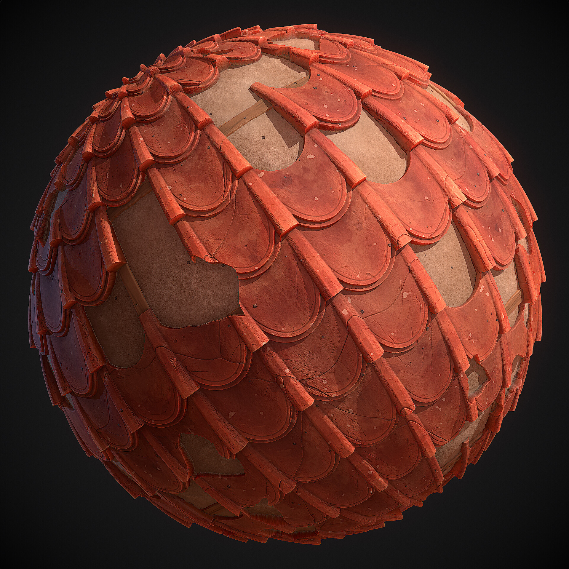 ArtStation - Stylized Roof Materials 01