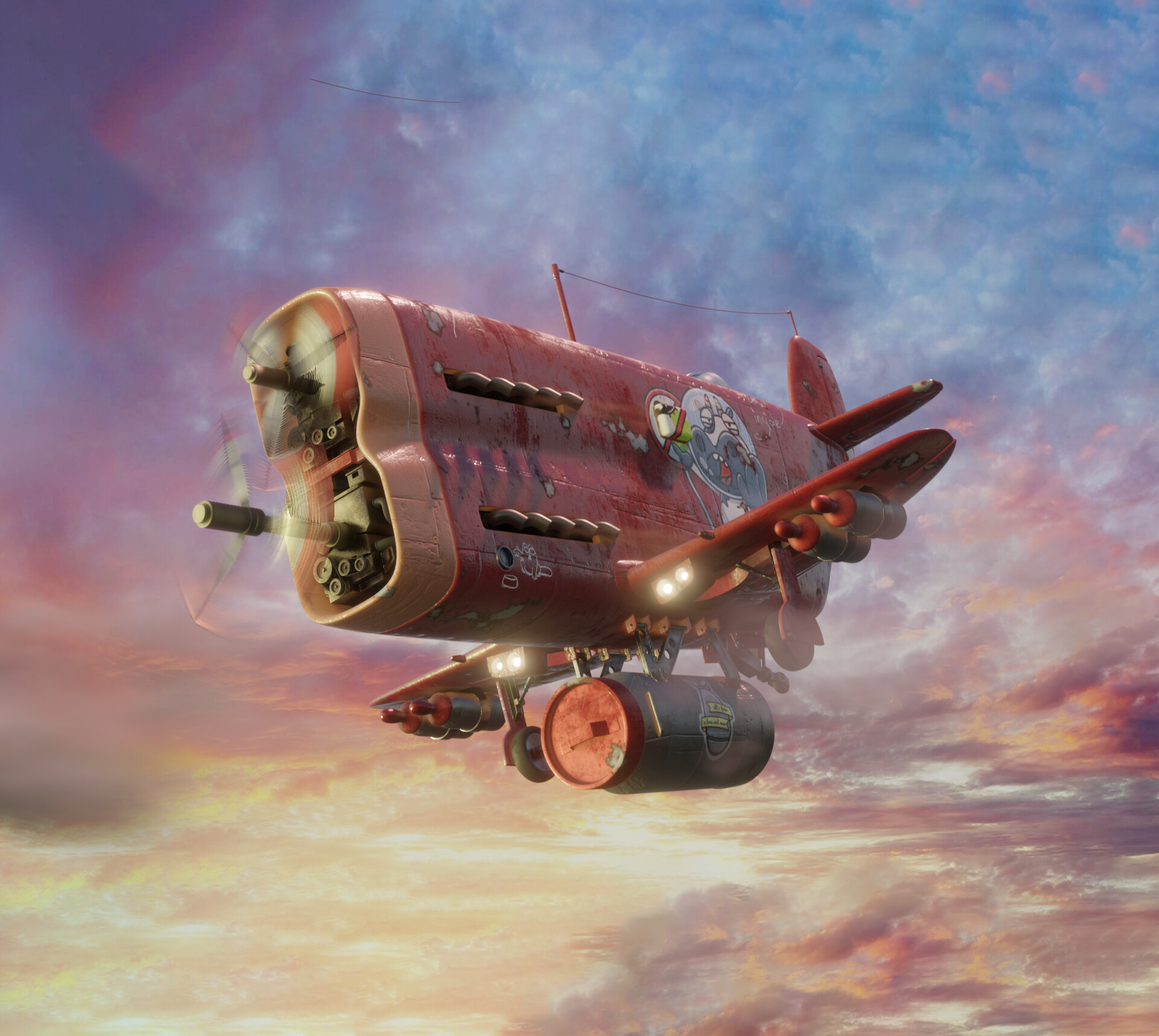 ArtStation - Airplane