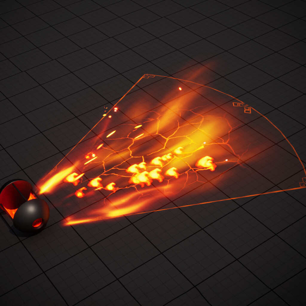 ArtStation - Fire Grenade (UE5 Vfx)