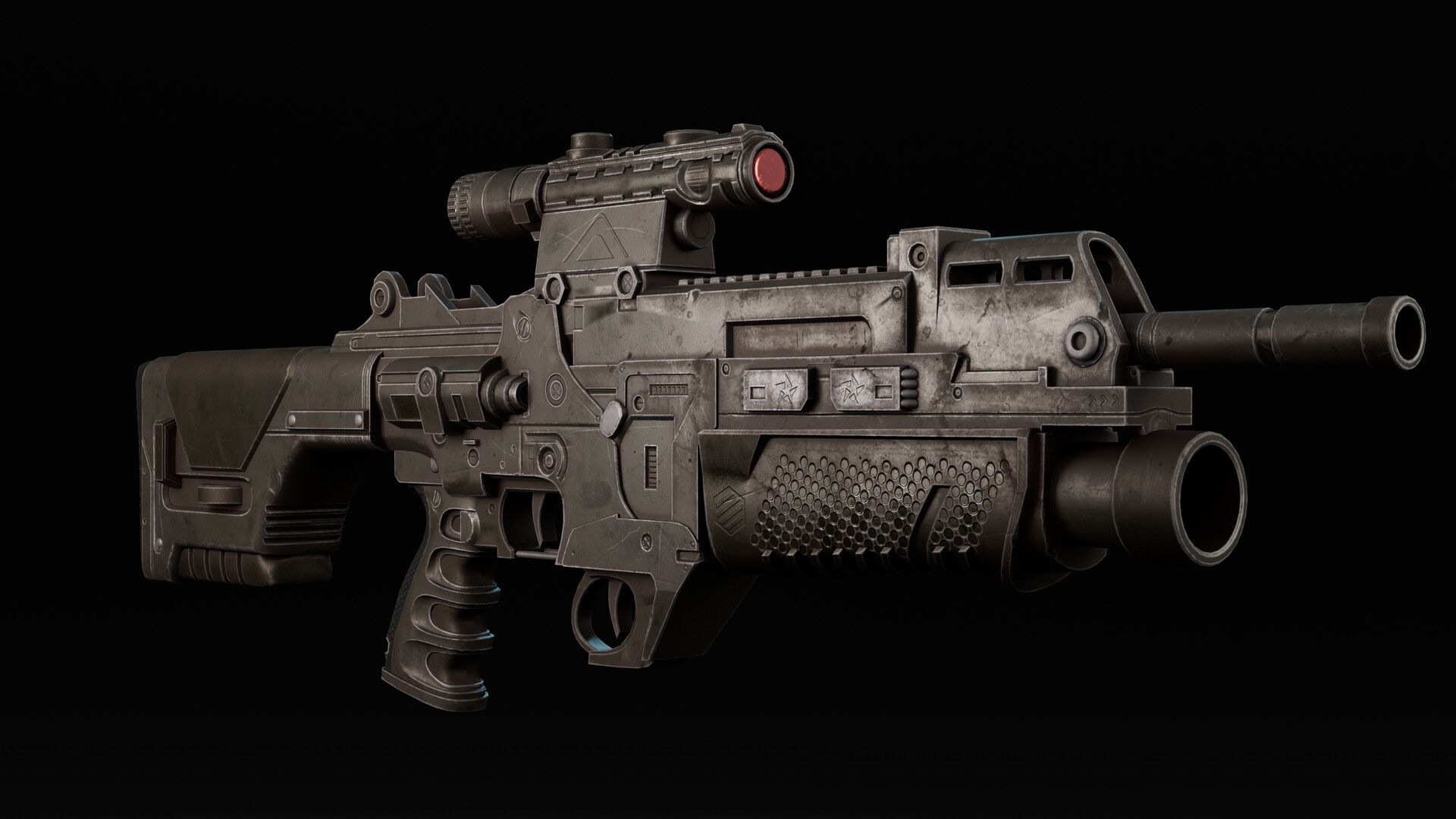 ArtStation - Rifle Texture