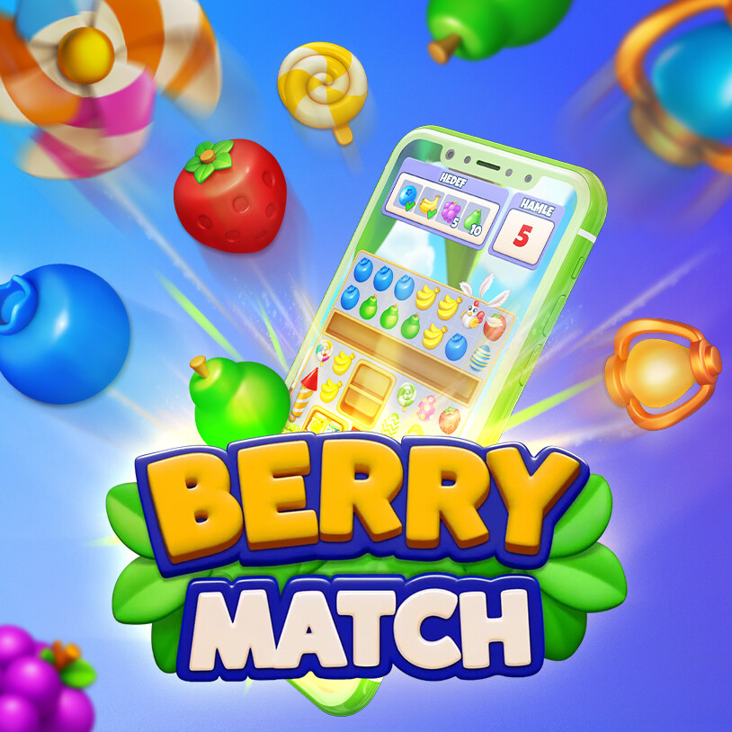 ArtStation - Berry Match: Crush Jewels to Makeover Dream Manor Decor