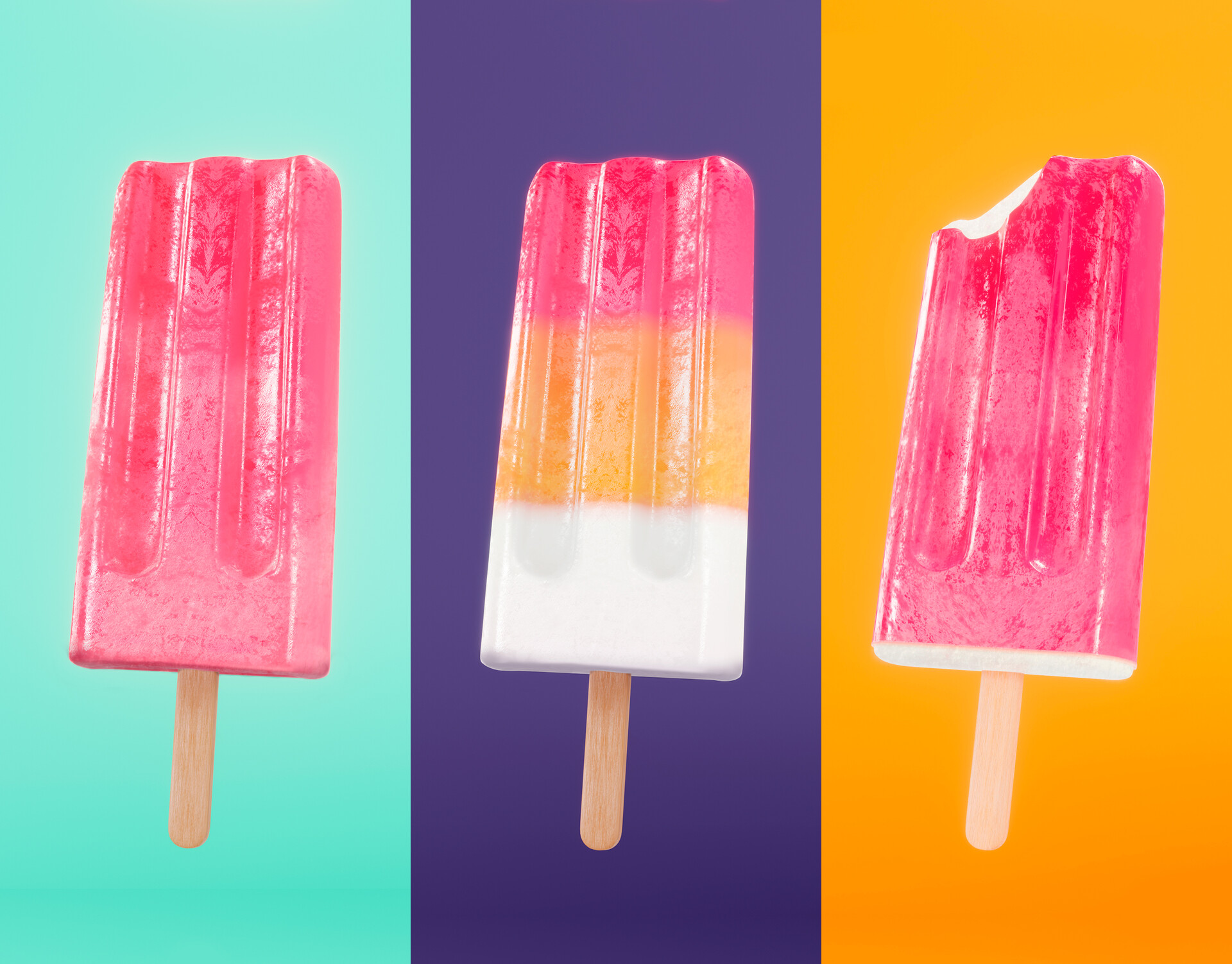 ArtStation - 3D Popsicles