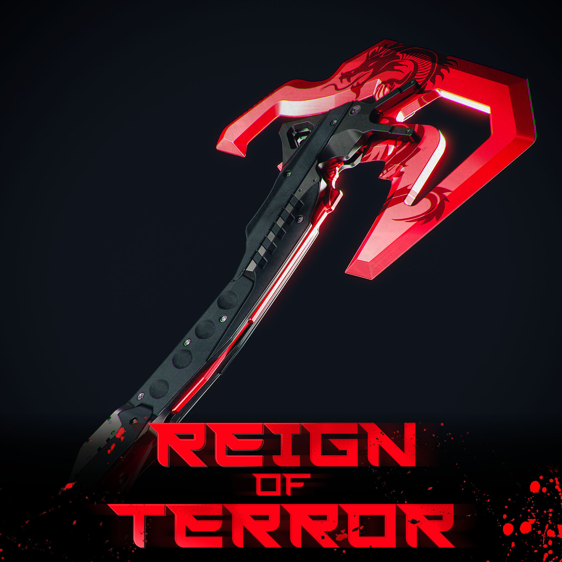ArtStation - REIGN OF TERROR - Kinetic Axe Concept Design Rarities