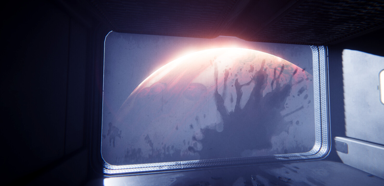 ArtStation - Astral Rot - Space Station Corridor Environment - 2023