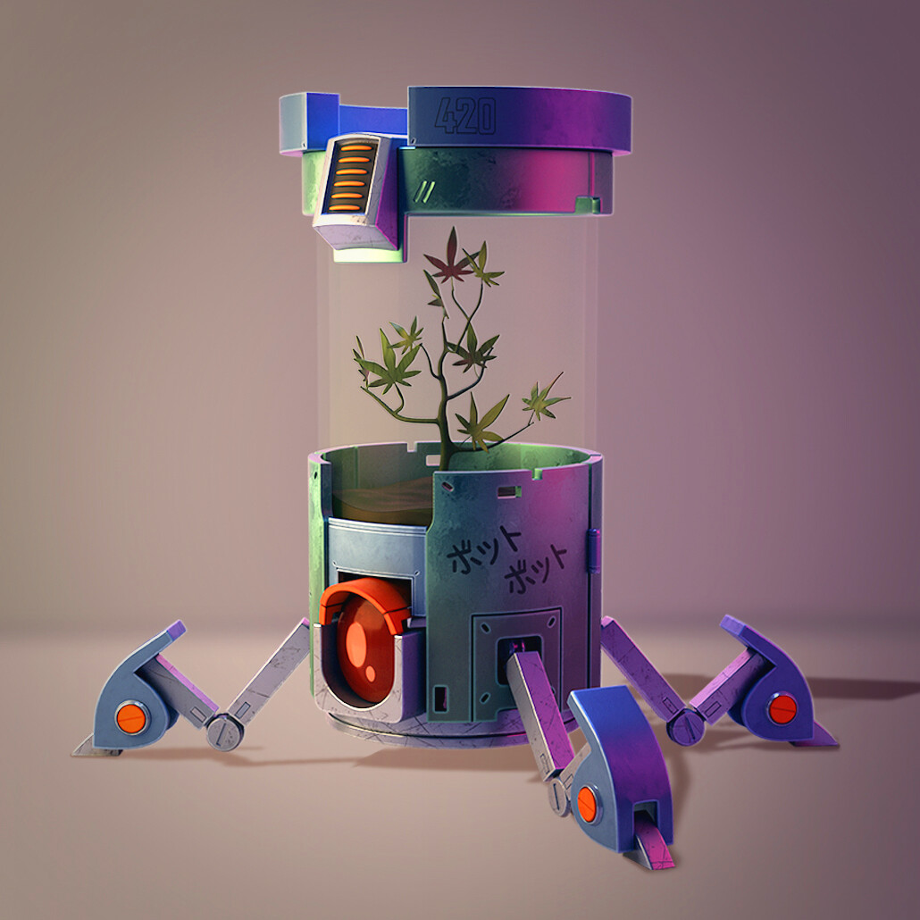 ArtStation - Japanese Robot - Stylized Modeling & Texturing