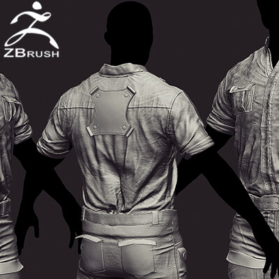 ArtStation - cloth study // wip