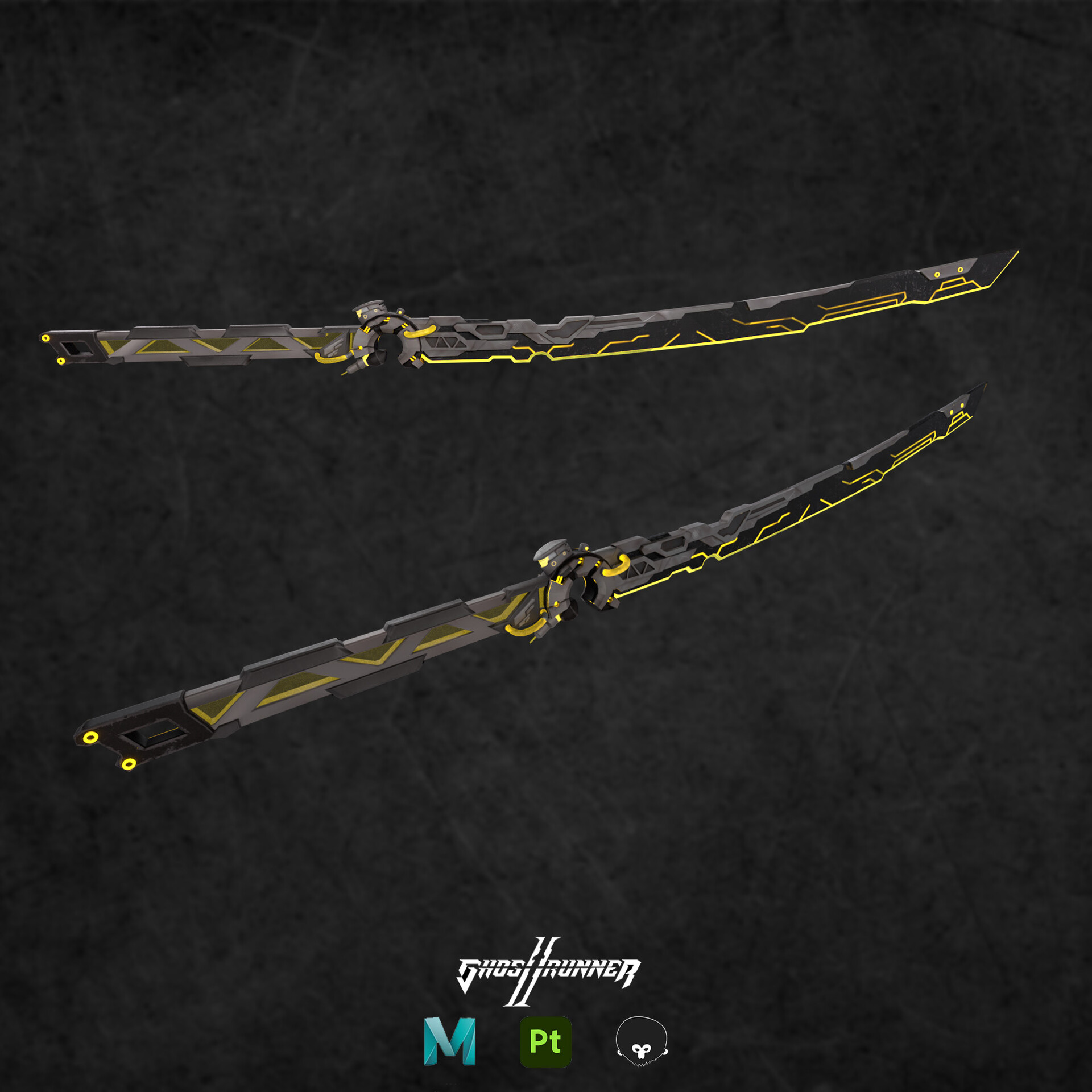 ArtStation - Ghostrunner Sword