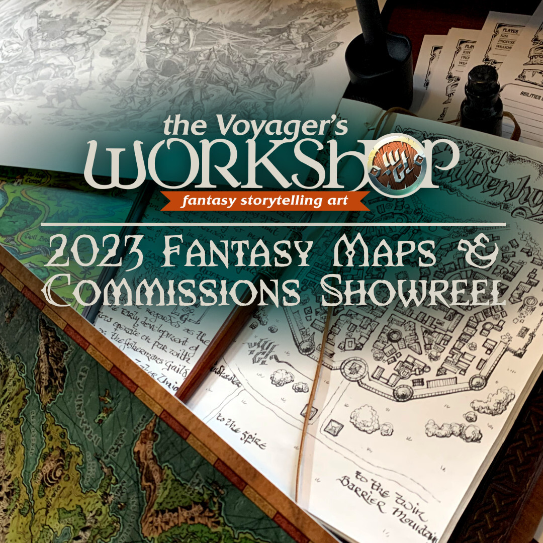 ArtStation - 2023 Fantasy Maps & Commissions Showreel
