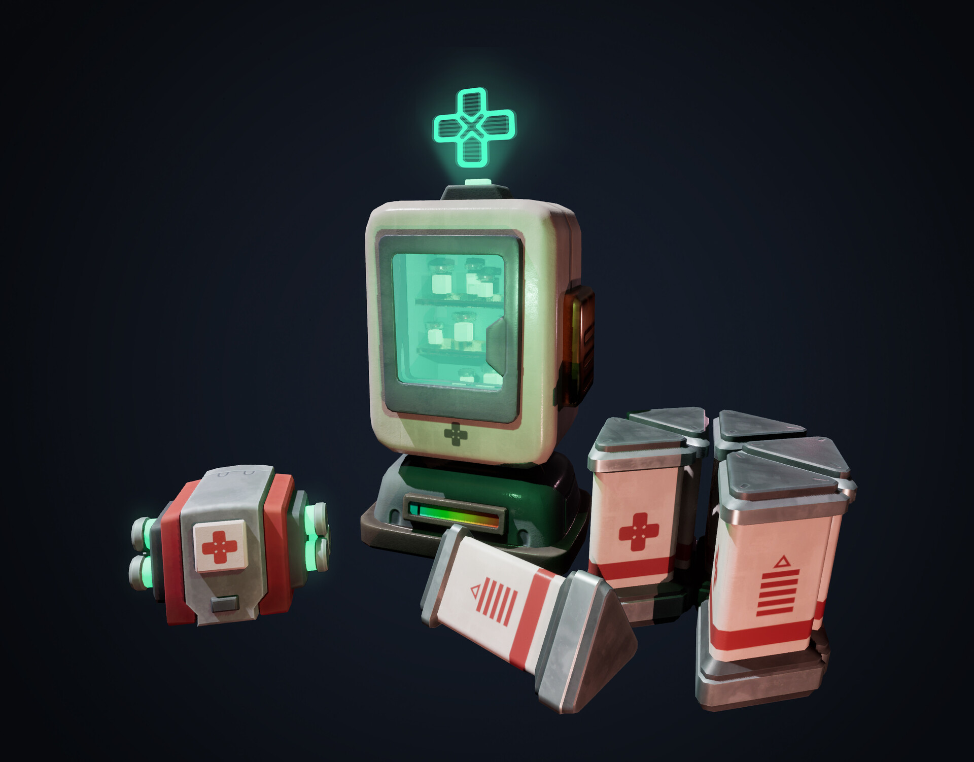 ArtStation - Stylized Medical Prop Set