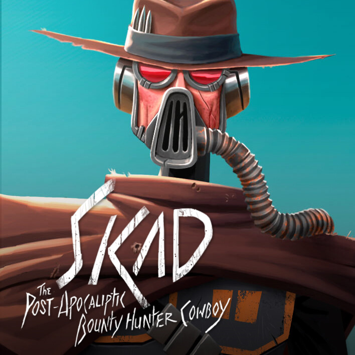 ArtStation - Skad, the Post-apocalyptic Bounty Hunter Cowboy