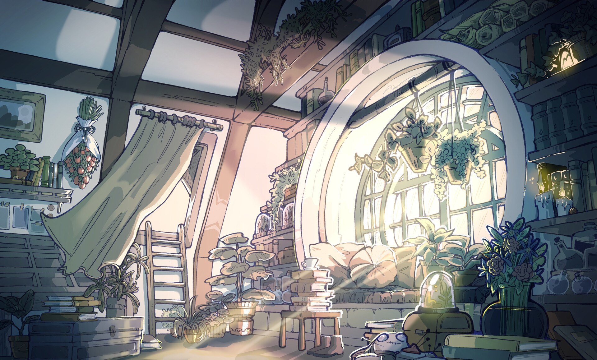 ArtStation - Madame Cottage | Enviroment Studies [Eirian's Souls Project]