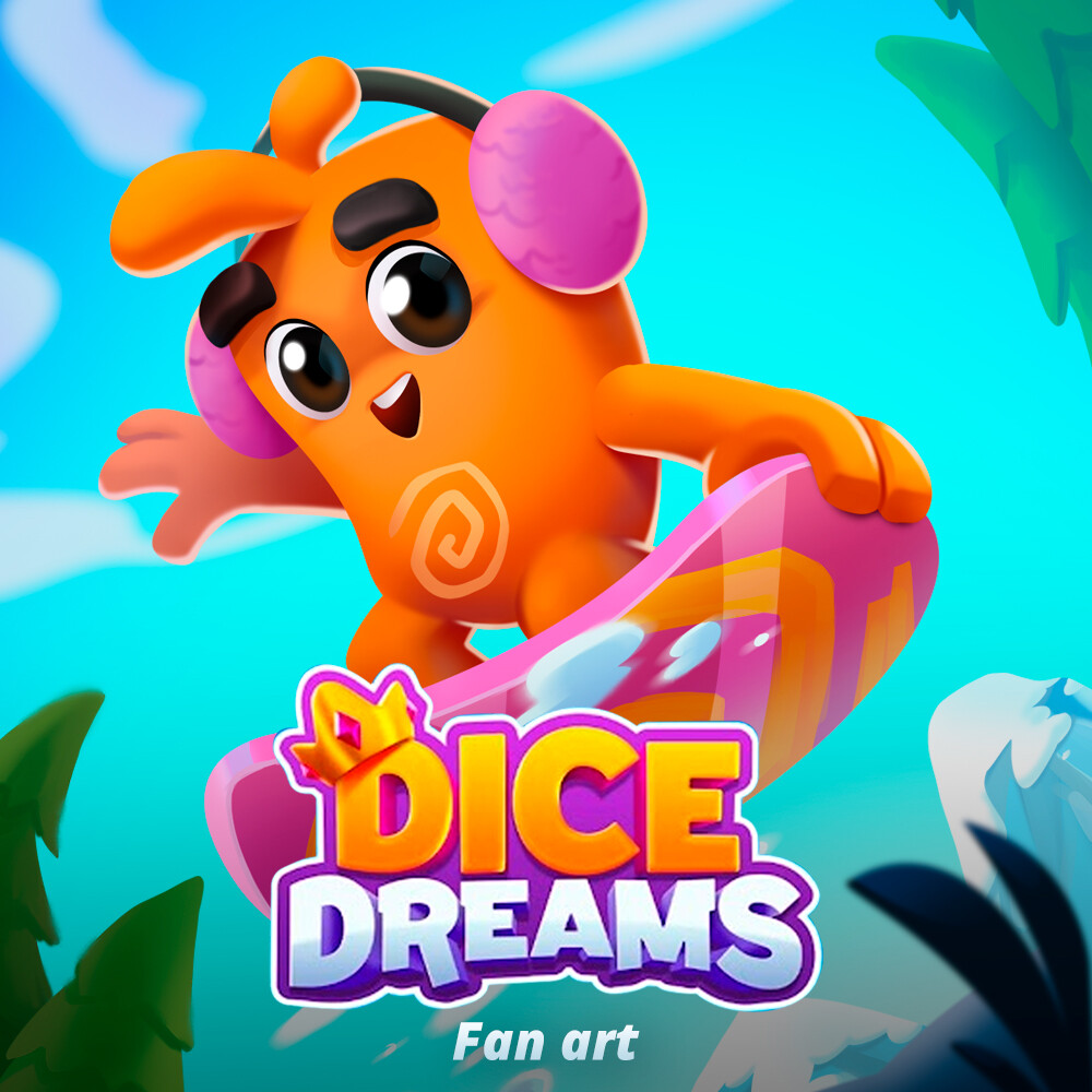 ArtStation - DICE DREAMS - Splash art