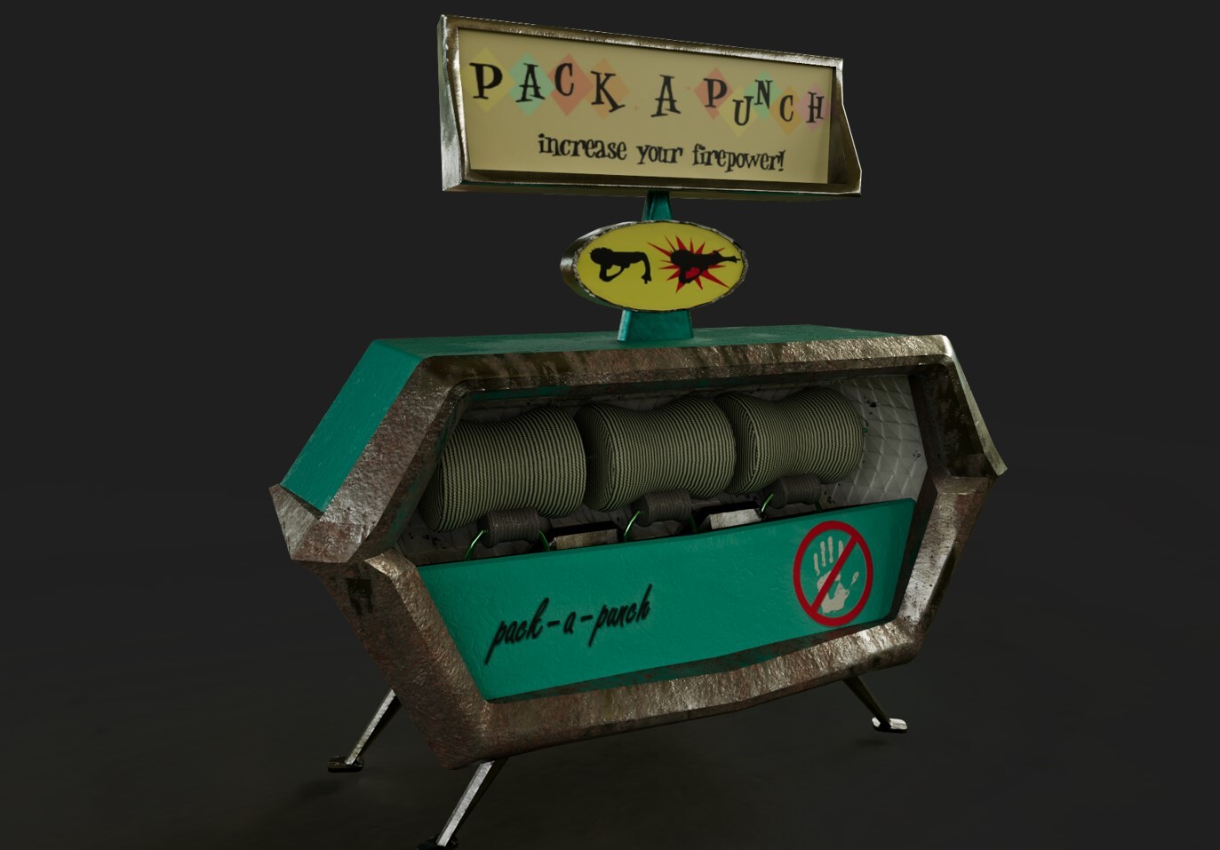 ArtStation - Pack-A-Punch Machine