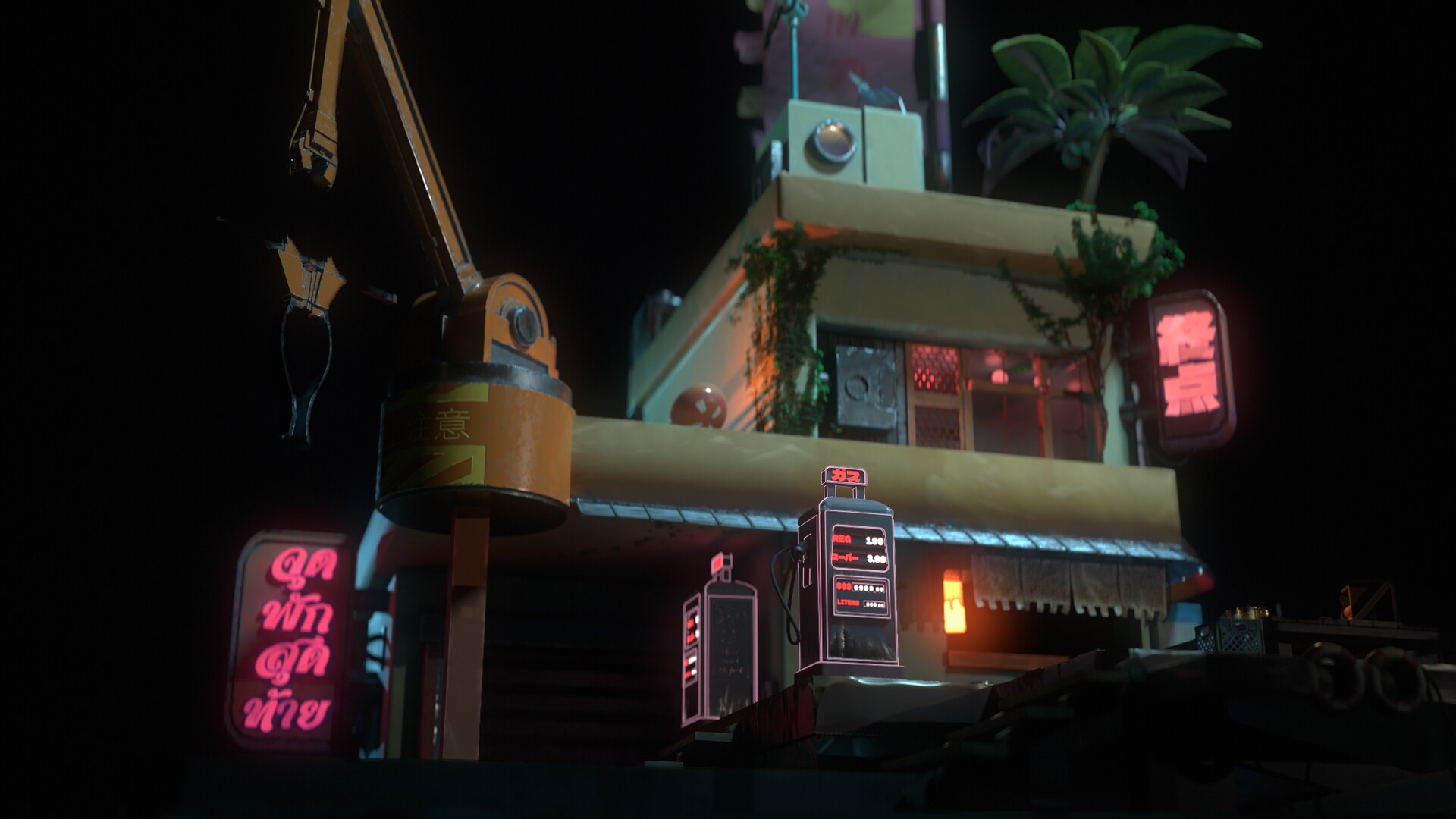 ArtStation - Last Stop Super - real time environment