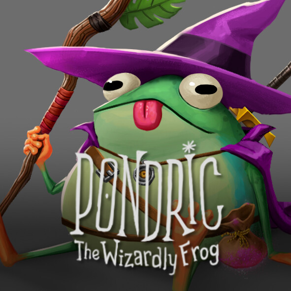 ArtStation - Pondric, the Wizardly Frog