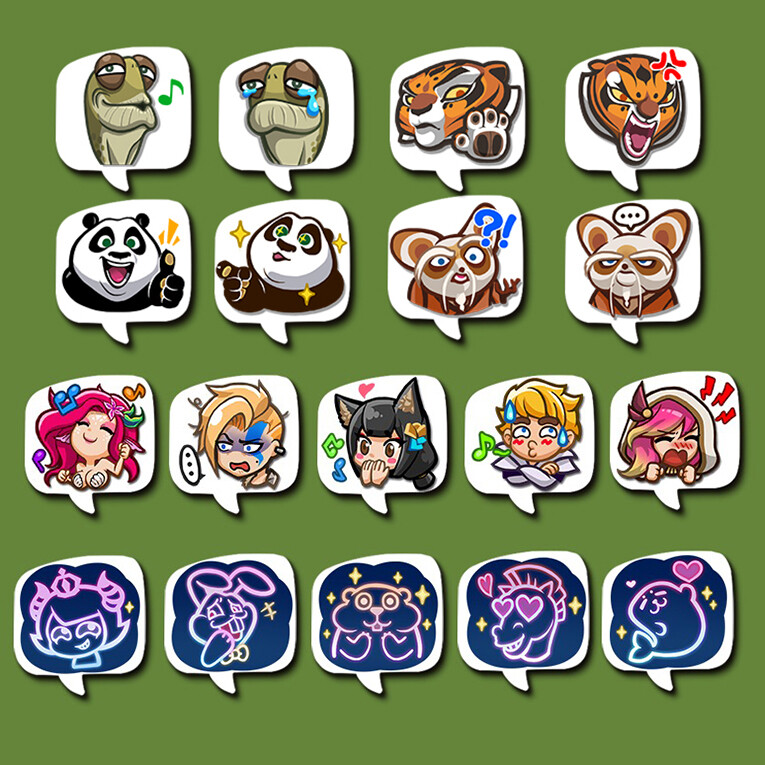 ArtStation - 【王國紀元Lords Mobile】2D UI Artwork_表情符號Emoji&技能圖示Icon_繪製